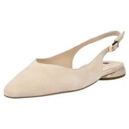 H&ouml;gl Ballerina H&Ouml;GL "H&ouml;gl Ballerinas Veloursleder", Damen, Gr. 42, sand, Veloursleder, Schuhe Ballerina