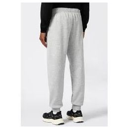Jogginghose Champion "ICONS Terry Straight Hem Pants", Damen, Gr. L, N-Gr, noxm, Obermaterial: 67% Baumwolle, 33% Polyester, Hosen Jogginghose, sportlicher Stil, bequeme Passform, gerader Saum