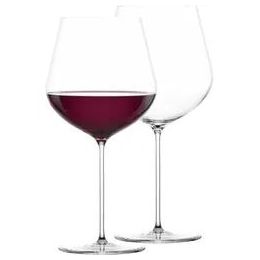 Schott Zwiesel Rotweinglas ZWIESEL GLAS "Burgunder Rotweingl&auml;ser VUELO 848 ml 2er Set transparent", bunt (transparent), B:11,5cm H:23,7cm &Oslash;:11,5cm, Glas, Trinkgef&auml;&szlig;e, Rotweinglas, Sp&uuml;lmaschinengeeignet