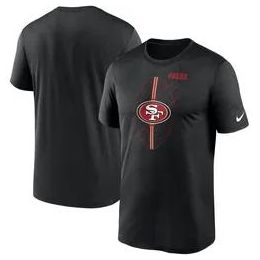 T-Shirt Nike "Nike T-Shirt San Francisco 49ers Nike Legend Icon", Damen, Gr. S, schwarz, 100% Polyester, Shirts T-Shirt