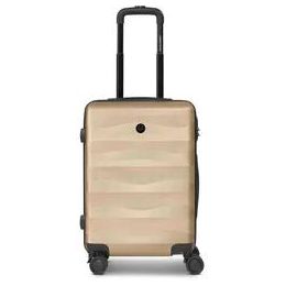 Trolley SMARTBOX "Edition 03 4 Rollen Kabinentrolley 55 cm", Gr. 41 l, taupe, ABS, Koffer