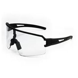 Sportbrille YEAZ "Sport-Sonnenbrille wei&szlig;/transparent SUNSPOT", Damen, schwarz (schwarz, transparent), Sonnenbrillen