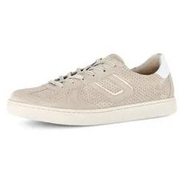 Sneaker Gabor "Sneaker low", Herren, Gr. 39, beige, Schuhe Sneaker
