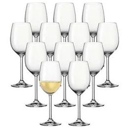 Wei&szlig;weinglas Leonardo "Wei&szlig;weingl&auml;ser Daily 170 ml 12er Set transparent", bunt (transparent), Glas, Trinkgef&auml;&szlig;e, Wei&szlig;weinglas