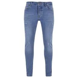 Bequeme Jeans 2Y Premium "2Y Premium Herren 2Y Skinny Fit Jeans", Herren, Gr. 38, Normalgr&ouml;&szlig;en, blau, 97% Baumwolle, 3% Elasthan, unifarben, Jeans