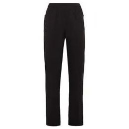 Stoffhose GOLDNER "Sportive Loungehose, elastischer Bund", Damen, Gr. 54, N-Gr, schwarz, Obermaterial: 60% Baumwolle CO. 35% Polyester PES. 5% Elasthan EL., normal, Hosen Stoffhose, Breiter Schlupfbund