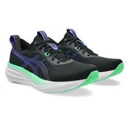 Laufschuh asics "GEL-PULSE 17", Herren, Gr. 43,5, schwarz, cobalt burst, Synthetik, Schuhe Laufschuh, mit GEL-Technologie im R&uuml;ckfu&szlig;, mit FF BLAST D&auml;mpfung