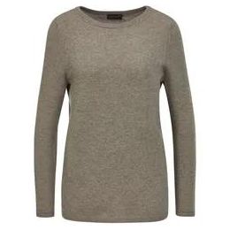 Strickpullover GOLDNER "Feinstrickshirt mit U-Boot-Ausschnitt", Damen, Gr. 54, gelb (zitronengelb), Obermaterial: 100% Kaschmir WS., figurumspielend, U-Boot-Ausschnitt, eng Rippe, Pullover Strickpullover, keine/nicht relevant