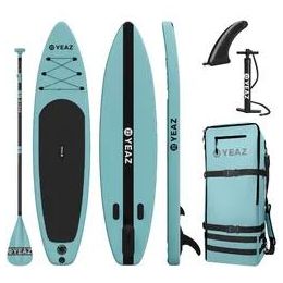 Inflatable SUP-Board YEAZ "SUP Board und Kit BAIA - EXOTRACE PRO - SET", blau, Wassersportboards