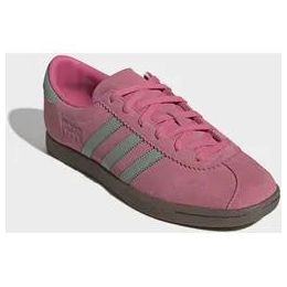 Sneaker Adidas ORIGINALS "STADT", Herren, Gr. 38,5, pink fusion, silber gr&uuml;n, gum5, Leder, Synthetik, Schuhe Sneaker
