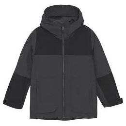 Outdoorjacke Color Kids "Outdoorjacke COJr. Jacket - Colorblock", Kinder, Gr. 122, schwarz (phantom), Obermaterial: 100% Polyester PES., Jacken Outdoorjacke