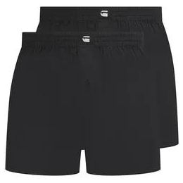 G-Star Raw Webboxer G-STAR "Web-Boxershorts ELM Woven Boxers 2-pack 2er Pack", Damen, Gr. XL, schwarz, Obermaterial: 100% Baumwolle CO., Unterhosen