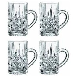 Teeglas Nachtmann "Gl&uuml;hweingl&auml;ser Noblesse 250 ml 4er Set transparent", bunt (transparent), Glas, Trinkgef&auml;&szlig;e, Teeglas