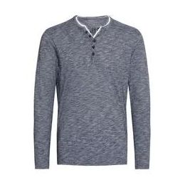!Solid Longsleeve SOLID "Longsleeve SDBelagos", Herren, Gr. L, blau (insignia b), Obermaterial: 100% Baumwolle CO., Shirts