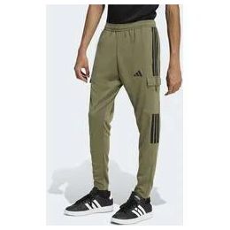 Sporthose Adidas SPORTSWEAR "M TIRO CARGO P", Herren, Gr. XXL, N-Gr, olive strata, schwarz, Obermaterial: 100% Polyester, Hosen Sporthose