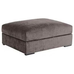 Polsterhocker Home Affaire "Casa XXL, B: 125 cm", taupe, B:125cm H:52cm T:101cm, 100% Polyester, Hocker, Polsterhocker, Mega-Hocker, in Cord oder Chenille-Struktur, Federkern