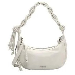 Beuteltasche Tamaris "Beutel TAS Keona", Damen, Gr. B/H/T: 31cm x 22cm x 11cm 0, beige (ecru 320), Polyurethan, Taschen Beuteltasche