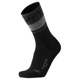 Kurzsocken uyn "Socken 1er Pack", Herren, Gr. 39-41, bunt (grau, schwarz), Obermaterial: 50% Polyamid PA. 24% Wolle mw. 16% Polypropylen PP. 7% Polyacryl PAN. 3% Elasthan EL., Socken