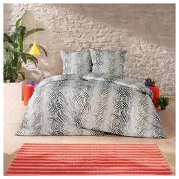 Bettw&auml;sche Estella "Zadie", 016, khaki, B/L: 200cm x 200cm, 1 Stk., 2 Stk., Mako-Satin, B/L: 80cm x 80cm & 80cm x 80cm, 3 tlg., Mako-Satin, Obermaterial: 100% Baumwolle, Bettw&auml;sche, Bettw&auml;sche, Feinster Mako-Satin aus 100% Baumwolle
