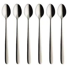 Villeroy & Boch Besteck-Set VILLEROY & BOCH "Longdrink L&ouml;ffel Daily Line 20 cm 6er Set silber", silber, Essbesteck-Sets