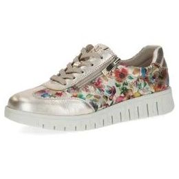 Sneaker Caprice "Caprice Sneaker Leder", Damen, Gr. 39, multicolor, Leder, Schuhe Sneaker