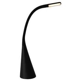 N&auml;ve N&Auml;VE LED Tischleuchte "Alf", schwarz, &Oslash; 11cm H: 65cm, 1 Stk., Leuchten, 3-Stufen dimmbar, Touch, USB Stecker, bewegende, LED Tischleuchte
