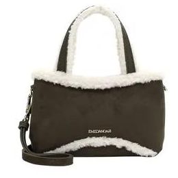 Emily & Noah Shopper EMILY & NOAH "Shopper E&N Heiderose", Damen, Gr. B/H/T: 22cm x 13cm x 11cm 0, gr&uuml;n (gr&uuml;n 930), Polyester, Taschen Shopper