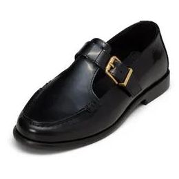 Marc O'Polo Loafer MARC O'POLO "aus gl&auml;nzendem Rindleder", Damen, Gr. 37, schwarz, Obermaterial: 100% Leder (Rind), unifarben, Schuhe Loafer