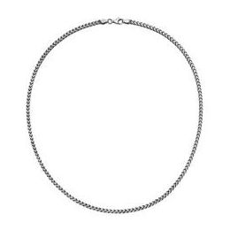 Silberkette Smart Jewel "Fantasiekette 4-kant antik, massiv, Silber 925" Gr. 50, silber, Halsketten, Herren, 50cm, Silber 925 (Sterlingsilber), Silberkette
