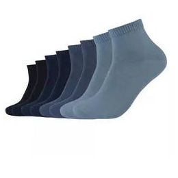 Kurzsocken s.Oliver "Socken 8er Pack", Herren, Gr. 39-42, blau, Obermaterial: 62% Baumwolle CO. 36% Polyester PES. 2% Elasthan EL., Socken