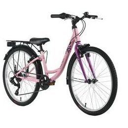 Kinderfahrrad Dacapo "Dacapo Kinderfahrrad 24" Cindy 7 G&auml;nge - Ab 8 Jahre" Gr. 32, rosa, Fahrr&auml;der, Kinder, 32cm, 24 Zoll (60,96cm) hinten: 24 Zoll (60,96cm)