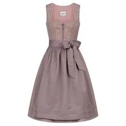N&uuml;bler Dirndl N&Uuml;BLER "Midi Dirndl Georgina", Damen, Gr. 42, EURO, lila, Obermaterial: 100% Viskose CV., Kleider