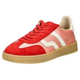 Sneaker Gant "Gant Sneaker Veloursleder/Textil", Damen, Gr. 37, rot, pink, Textil, Veloursleder, Schuhe Sneaker