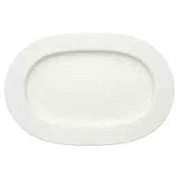 Villeroy & Boch Servierplatte VILLEROY & BOCH "Servierplatte oval Royal 41 cm wei&szlig;", wei&szlig;, Porzellan, Servierplatten, Servierplatte