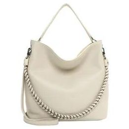 Beuteltasche Tamaris "Beutel TAS Kalia", Damen, Gr. B/H/T: 43cm x 31cm x 18cm 0, beige (beige 400), Polyurethan, Taschen Beuteltasche