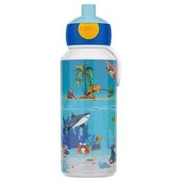 Trinkflasche Mepal "Pop-Up Trinkflasche Campus (2025) 400 ml", blau (tropical ocean), 400ml, Trinkflaschen, Trinkflasche