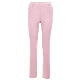 Schlupfhose GOLDNER "Leichte Baumwollschlupfhose MARTHA", Damen, Gr. 52, N-Gr, rosa (geranie), Obermaterial: 98% Baumwolle CO. 2% Elasthan EL., Casual, Hosen Schlupfhose, keine/nicht relevant