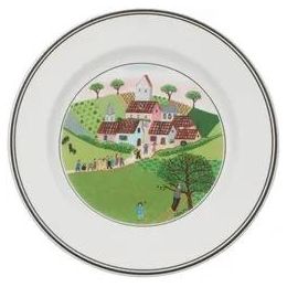 Villeroy & Boch Brotteller VILLEROY & BOCH "Brotteller Heirat Design Naif &oslash; 17 cm bunt", bunt, Speiseteller