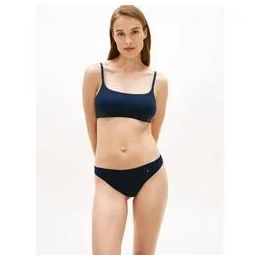 Bralette, Damen, Gr. XL (42/44), N-Gr, blau, Web, Obermaterial: 84% Nylon, 16% Elasthan, Tommy Hilfiger UNDERWEAR, unifarben, Basic, regular fit, BHs Bralette, Regular fit mit verstellbaren Tr&auml;gern