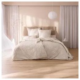 Bettw&auml;sche Estella "Birgit", 202, puder, B/L: 135cm x 200cm, 1 Stk., 2 Stk., Schweizer Satin, B/L: 80cm x 80cm & 40cm x 80cm, 3 tlg., Schweizer Satin, Obermaterial: 100% Baumwolle, Bettw&auml;sche, Bettw&auml;sche, Feinster Schweizer Premium-Satin aus 100% Baumwolle
