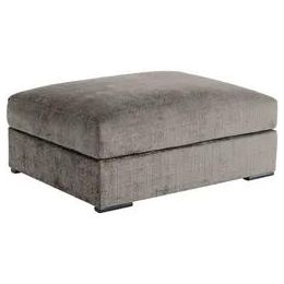 Polsterhocker Home Affaire "Finca XL, B: 101 cm", taupe, B:101cm H:52cm T:97cm, 100% Polyester, Hocker, Polsterhocker, Mega-Hocker, in Cord oder Chenille-Struktur w&auml;hlbar
