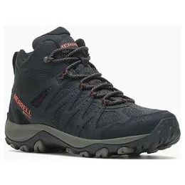 Wanderschuh Merrell "ACCENTOR 3 SPORT MID GORETEX", Damen, Gr. 49, orange (schwarz, orange), Synthetik, Textil, Schuhe Wanderschuh, wasserdicht