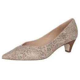 Pumps Peter Kaiser "Peter Kaiser Pumps Leder", Damen, Gr. 37, leopard, Leder, Schuhe Pumps