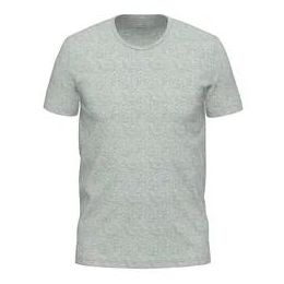 Unterhemd Ammann "T-Shirt Day Modern / Close to you", Damen, Gr. 6, N-Gr, grau (cloud melange), Obermaterial: 93% Baumwolle CO. 7% Elasthan EL., Unterhemden Unterhemd