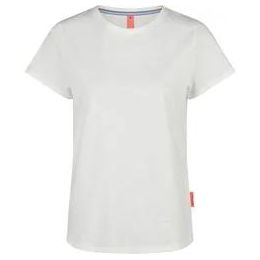 T-Shirt SALZHAUT "Shirt TELGEN", Damen, Gr. L, wei&szlig; (sanftes wei&szlig;), Obermaterial: 100% Baumwolle CO., Shirts T-Shirt
