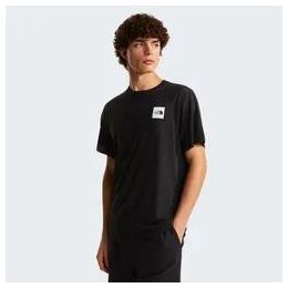 T-Shirt The North Face "M EVOLUTION BOX HALF DOME REGULAR SHORT SLEEVE TEE", Herren, Gr. M, tnf schwarz, Obermaterial: 60% Baumwolle, 40% Polyester, normal, Rundhals, Shirts T-Shirt, normale Passform, Kurzarm, f&uuml;r Sportmode und Outdoormode