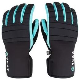 Skihandschuhe YEAZ "Skihandschuhe RIDIN" Gr. 10, blau, Handschuhe, Damen, 10, Obermaterial: 73% Nylon NY. 27% Polyester PES.