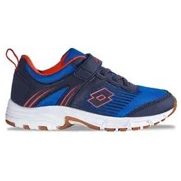 Hallenschuh Lotto, M&auml;dchen, Gr. 31, navy, orange, Kunstfaser, Synthetik, mehrfarbig, Schuhe Hallenschuh, - auch f&uuml;r den Hallensport geeignet