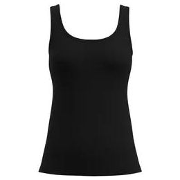Unterhemd Calida "Unterhemd Top ohne Arm Essential Cotton 1er Pack", Damen, Gr. 48-50, N-Gr, schwarz, Obermaterial: 95% Baumwolle CO. 5% Elasthan EL., Unterhemden Unterhemd