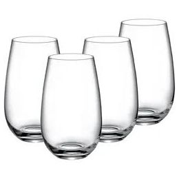 Villeroy & Boch Longdrinkglas VILLEROY & BOCH "Longdrinkbecher Entr&eacute;e 620 ml 4er Set transparent", bunt (transparent), 4 tlg., Glas, Trinkgef&auml;&szlig;e